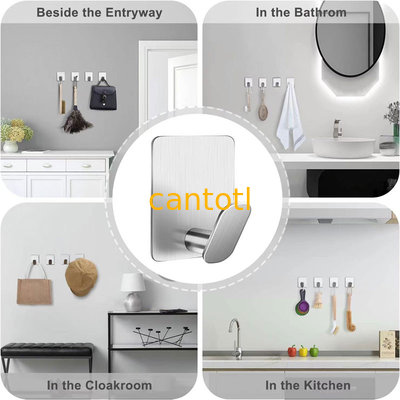 Convenient and Durable Adhesive Hooks for Bathroom Kitchen and Bedroom