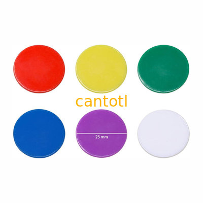 Small Plastic Learning Counters Disks Chip Counting Discs Markers Poker Chips Game Tokens for Math Practice