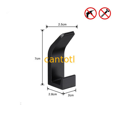 Kitchen Robe Bathroom Self-Adhesive Coat Towel Hooks Wall Hangers Hooks Anti-Skid Heavy-duty Hanging Hooks