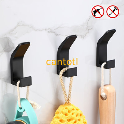 Kitchen Robe Bathroom Self-Adhesive Coat Towel Hooks Wall Hangers Hooks Anti-Skid Heavy-duty Hanging Hooks