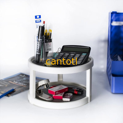 2 Tier Turntable Lazy Susans Rotating Spice Rack Spice Organizer for Smart and Space-Saving Kitchen Storage