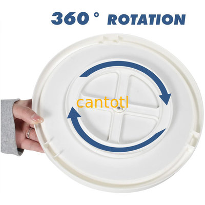 Simple Non-slip Rotating Storage Tray Turntable Lazy Susans Rotating Rack for Bathroom, Kitchen and Living Room