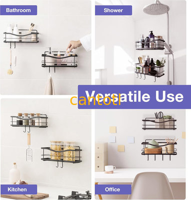Oxidation Resistant Versatile Strong Adhesive Hanging Modern Shower Caddy