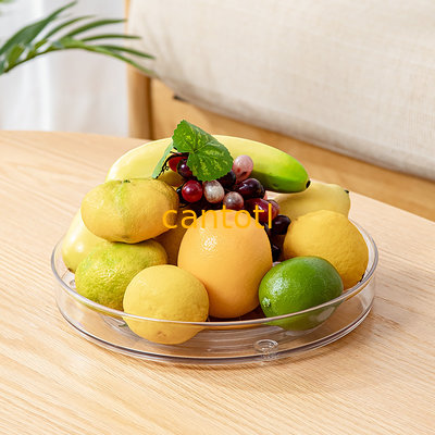 Small Round Dining Turntable Lazy Susan Rotating Spice Rack for Bathroom, Kitchen and Living Room