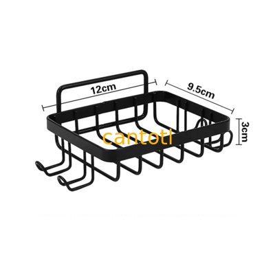 Wall Mounted Draining Soap Razor Saver Shower Wall Soap Dish Holder for Bathroom Tile