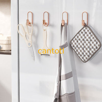 Easy to Install Adhesive Hooks for No-Drill Hanging in Kitchen