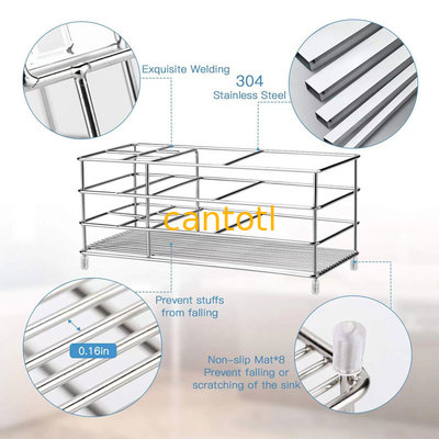 Durable Rust and Slip Resistant Toothbrush Holder Bathroom Accessories Organizer with 7 Slots