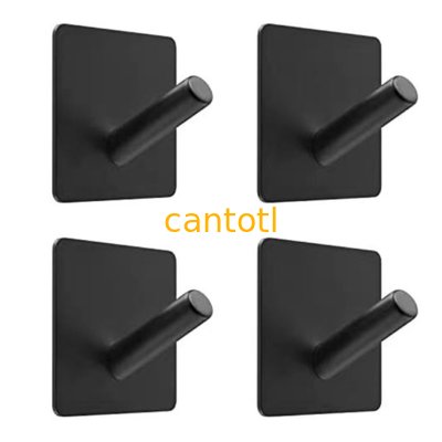 Non-Punching Heavy Duty Stainless Steel Sticky Hangers Wall Hooks Adhesive Hooks