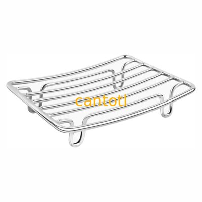 Stainless Steel Rust Proof Self Draining Bar Soap Dish Holder for Shower Bathroom