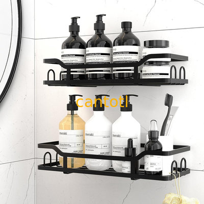 No Drilling Rustproof Stainless Steel Shower Organizer with 8 Hooks for Inside Shower