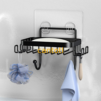 No Drilling Durable Stainless Steel Soap Dish Holder for Bathroom and Kitchen