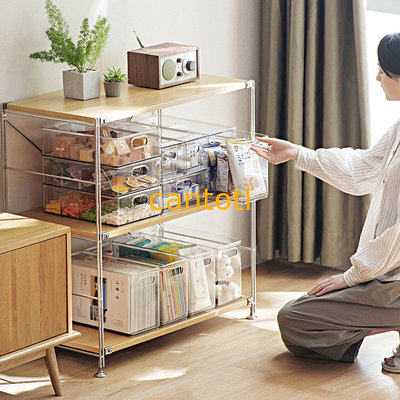 Transparent Various Designs Freezer Bins Refrigerator Organizer Drawer Storage Box with Handle