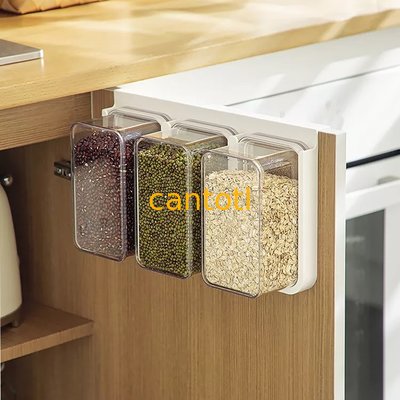 Modern Style Large Capacity Dry Airtight Food Container Plastic Sealed Jar for Kitchen