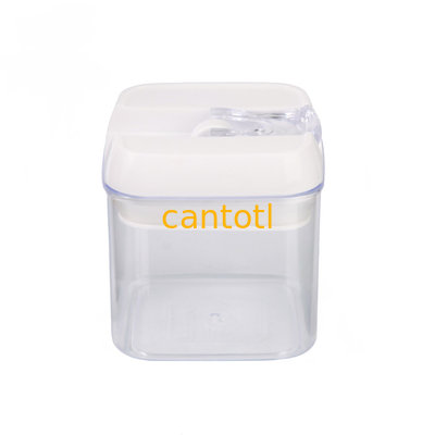 Customized Multifunctional 0.5L Square Small Airtight Plastic Food Storage Container With Lid