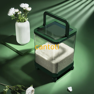 Rectangle Stackable Fliptop Airtight Kitchen Container Grain Storage Box Rice Container