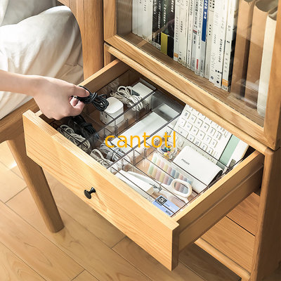 Multifunctional Empty PET Plastic Data Line Storage Box with Divider