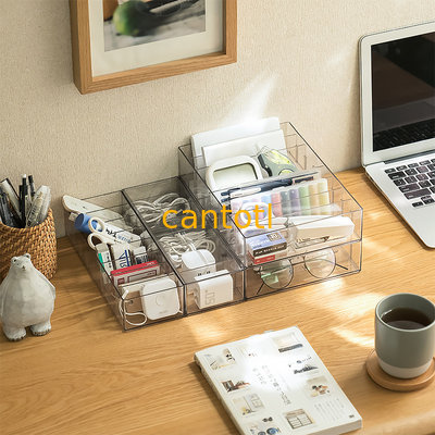 Multifunctional Empty PET Plastic Data Line Storage Box with Divider