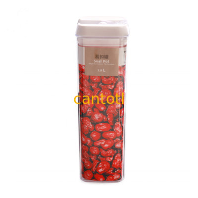 Popular Customized Airtight Food Storage Containers With Clear Plastic Cover Lid