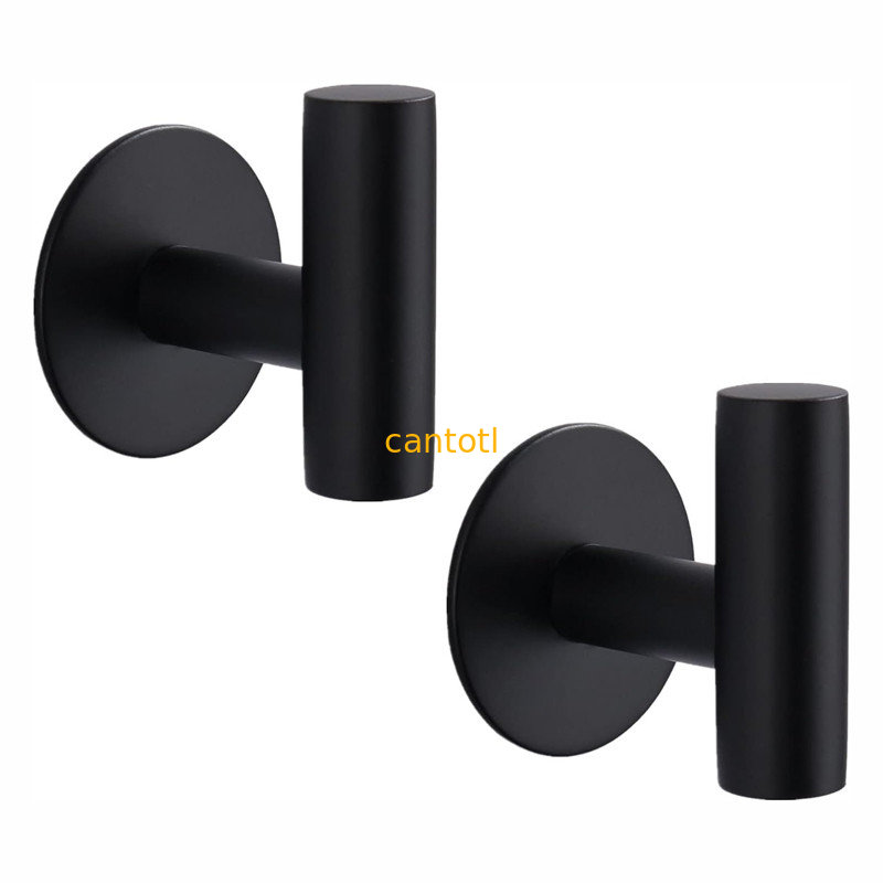 Wall Mounted Timeproof  Stainless Steel Towel Hooks Shower Hooks for Bathroom and Kitchen