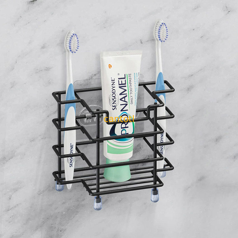 Wall Mount Stainless Steel Toothbrush Holder Tooth Brush Stand for Electric Toothbrushes