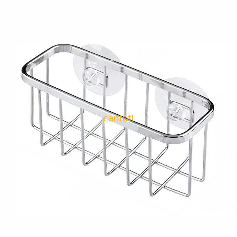 Rust-resistant Sturdy Kitchen Sink Caddy Sponge Holder for Sponges, Scrubbers and Soap