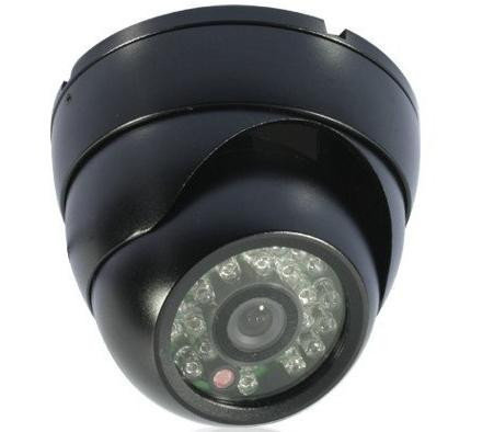 China Dome CCTV Camera 700tvl with 1/3" CMOS 24 IR Night Vision Color IR Indoor Security supplier