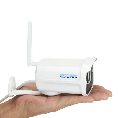 QD300 Mini Wifi 720P HD ESCAM IP Camera 1/4" CMOS H.264 P2P 4 Array IR Leds Night Vision Security Brick supplier