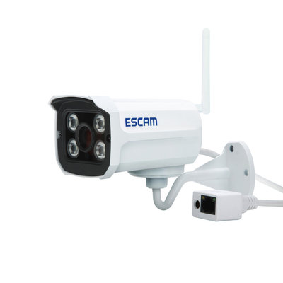 QD300 Mini Wifi 720P HD ESCAM IP Camera 1/4" CMOS H.264 P2P 4 Array IR Leds Night Vision Security Brick supplier