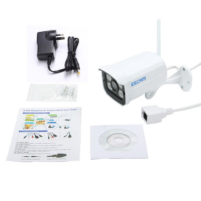 QD300 Mini Wifi 720P HD ESCAM IP Camera 1/4" CMOS H.264 P2P 4 Array IR Leds Night Vision Security Brick supplier