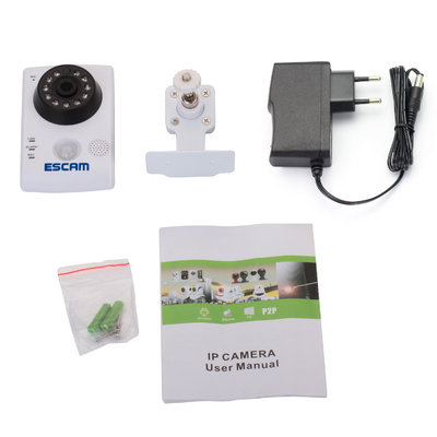 Escam IP Camera Wifi 720p QF502 Wifi Plug & Play 1.0Megapixel Card Handheld Infrared Camera Surveillance Wireless Keeper supplier