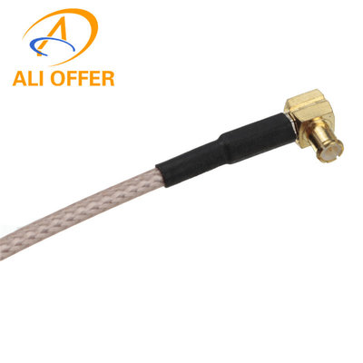 High Quality BNC Female Switch MCX Male Right Angle Connector Pigtail Cable 15cm RG316,MCX Male Right to BNC Female supplier
