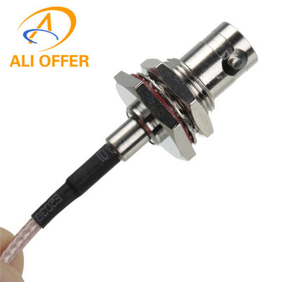 High Quality BNC Female Switch MCX Male Right Angle Connector Pigtail Cable 15cm RG316,MCX Male Right to BNC Female supplier