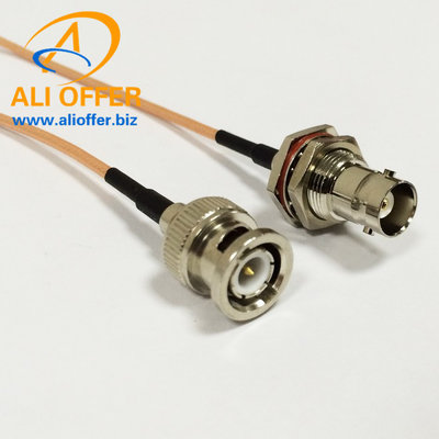 BNC Male Switch BNC Female Pigtail Cable RG316 15CM for CCTV Camera Radio Wholesale,BNC Female to BNC Male Pigtail Cable supplier