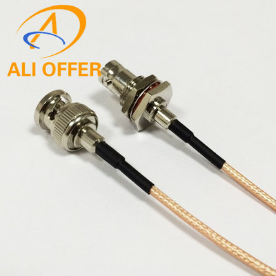 BNC Male Switch BNC Female Pigtail Cable RG316 15CM for CCTV Camera Radio Wholesale,BNC Female to BNC Male Pigtail Cable supplier