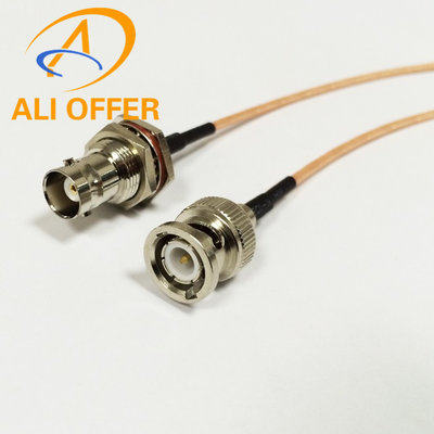 BNC Male Switch BNC Female Pigtail Cable RG316 15CM for CCTV Camera Radio Wholesale,BNC Female to BNC Male Pigtail Cable supplier