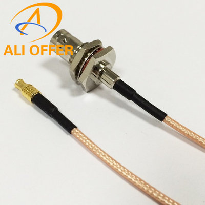 BNC Female Switch MCX Male Straight Pigtail RF Jumper Cable RG316 Wireless Patch Leads,MCX Male Straight to BNC Female supplier