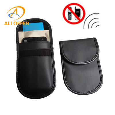alioffer Mobile Cell Phone GPS RFID CNF Signal Shield Blocking Jammer Bag,Anti-Degaussing Anti-Radiation Case Pregnants supplier