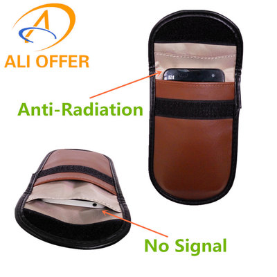 alioffer RFID Mobile Signal Shielding Blocking Jammer Bag,4.3" Cellular Phone Anti-Radiation Pouch Case Pregnant Women supplier
