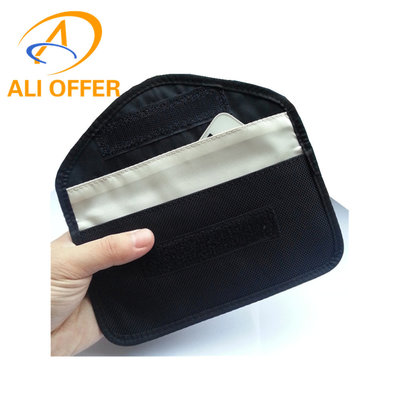 GSM 3G 4G LTE GPS RFID CNF Signal Shield Blocking Jammer Bag 6 Inch for Mobile ID Cards Car Keyless Anti-Radiation supplier