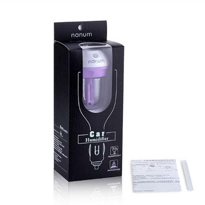 12V Car Steam Humidifier Auto Mini Air Purifier Freshener Car Portable Air Purifier Aroma Diffuser Essential Mist Maker supplier