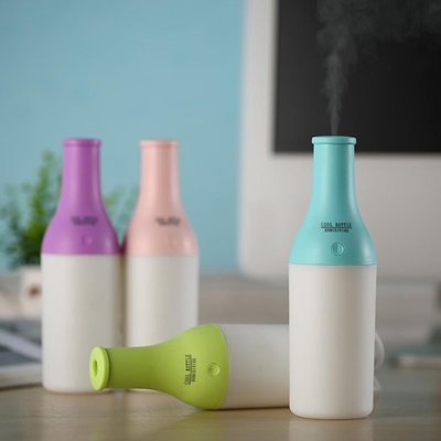 Cool Bottle Led Humidifier Home Aroma Air Diffuser Purifier Atomizer essential oil diffuser difusor de aroma mist maker supplier