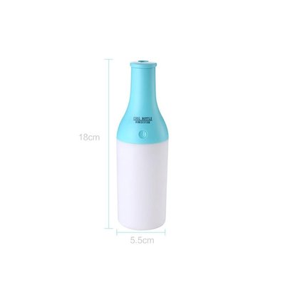 Cool Bottle Led Humidifier Home Aroma Air Diffuser Purifier Atomizer essential oil diffuser difusor de aroma mist maker supplier