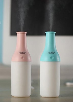 Cool Bottle Led Humidifier Home Aroma Air Diffuser Purifier Atomizer essential oil diffuser difusor de aroma mist maker supplier