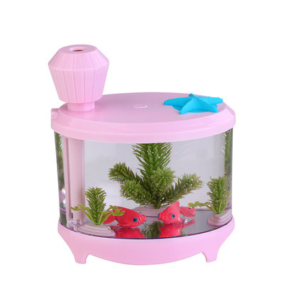 Fish Tank LED Light Humidifier Air Diffuser Purifier Atomizer essential oil diffuser difusor de aroma mist maker fogger supplier