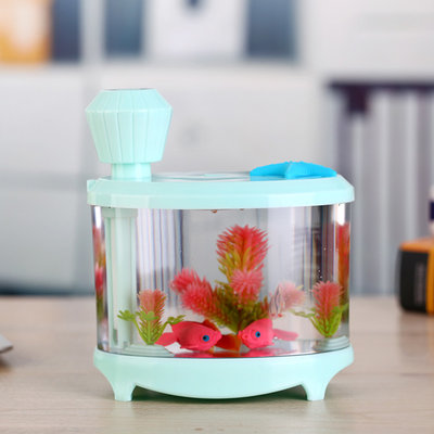 Fish Tank LED Light Humidifier Air Diffuser Purifier Atomizer essential oil diffuser difusor de aroma mist maker fogger supplier
