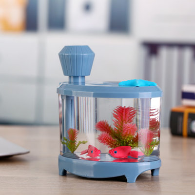 Fish Tank LED Light Humidifier Air Diffuser Purifier Atomizer essential oil diffuser difusor de aroma mist maker fogger supplier