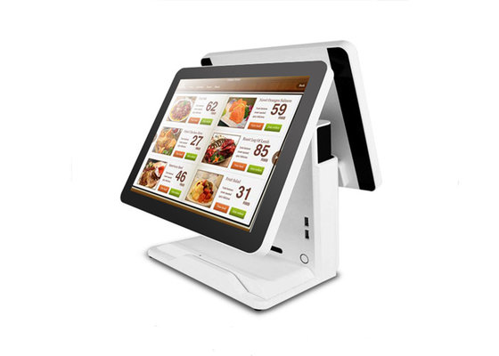 15 Inch Capacitive Tablet Based Pos For Retail Pure Flat Point Of Sale Dual Display