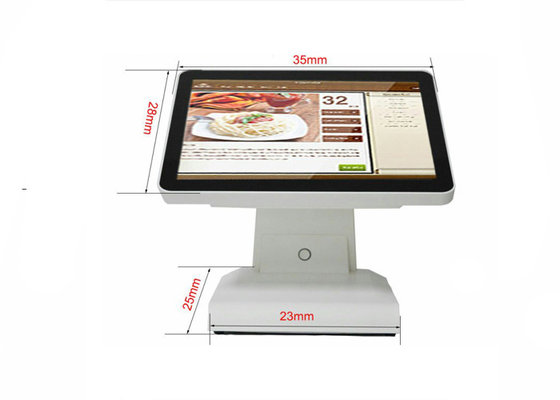 Supermarket Black Truth Flat Display 15 Inch POS PC Electronic Cash Register Touch Screen Monitor LCD POS System