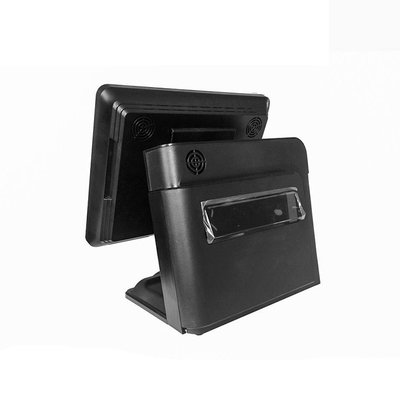 Rugged Pos Touch Screen Computer , All In One POS Machine 1366 * 768 Resolution