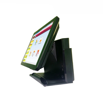 Rugged Pos Touch Screen Computer , All In One POS Machine 1366 * 768 Resolution